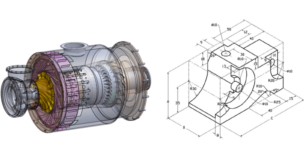 3D Modeling & 2D Drafting Service - Global CAD Technology